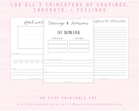The Ultimate Pregnancy Journal Printable Pregnancy Journal Etsy