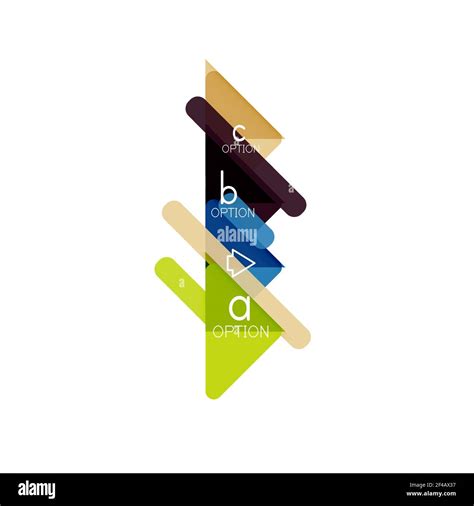 Triangle Data Visualization Design Option Infographic Layout Triangle