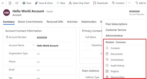 Hiding Related Common Tab From Model Driven App Ui