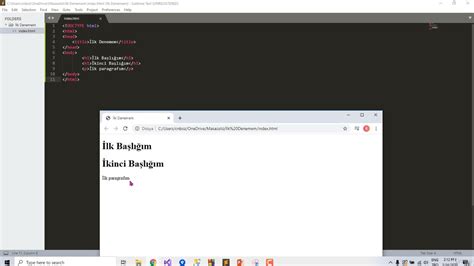 Html H1 H2 H3 H4 H5 H6 Etiketleri Youtube