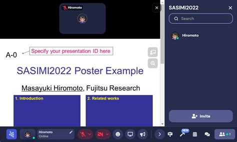 sasimi 2022 instructions for on site attendees