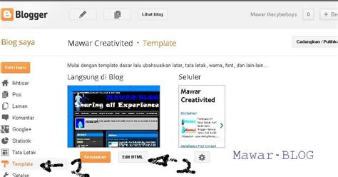 Membuat Navbar Keren Mawar Blog