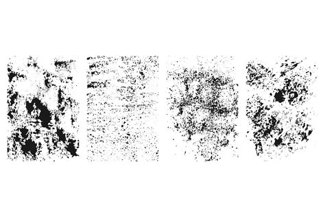 Abstract Black Grunge Frames Collection Graphic By Drawplusmotions Creative Fabrica