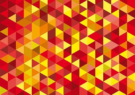 Vector Geometric Background Red Abstract Wallpaper Yellow Art Background Image For Free Download