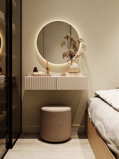 Туалетный столик в спальне Yatak Odası Iç Mekan Yatak Odası Yatak Odası Fikirleri