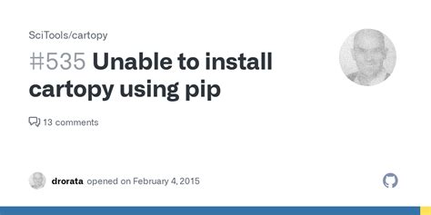 Unable To Install Cartopy Using Pip · Issue 535 · Scitools Cartopy