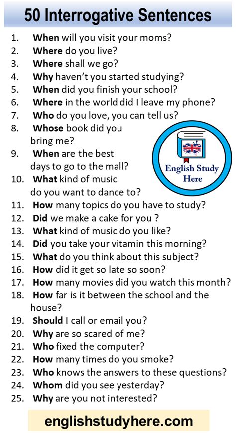 Interrogative Sentence Example