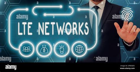 Text Caption Presenting Lte Networks Internet Concept Fastest Network Connection Available For