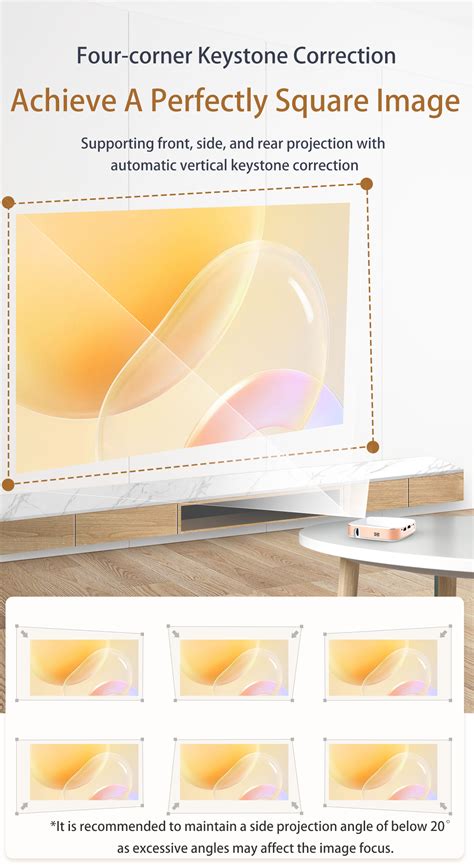 4k Pico Dlp Projector High Lumens Smart Android Beamer 1080p Video Home