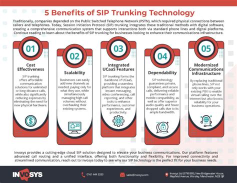 5 Benefits Of Sip Trunking Technology Invosys