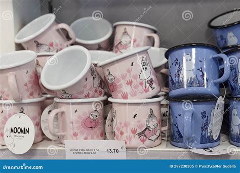 Moomins Themed Mug In A Shop Editorial Image Image Of Comic Figure