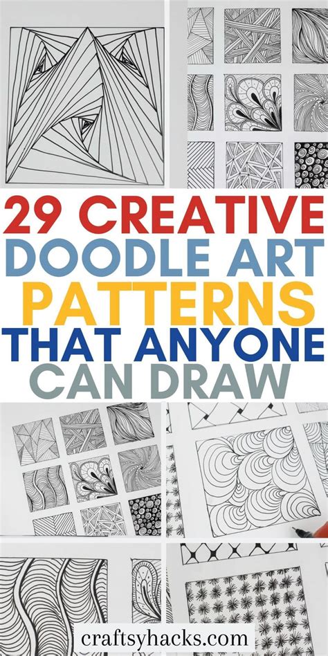 29 Easy Doodle Pattern Ideas Zen Doodle Patterns Doodle Patterns