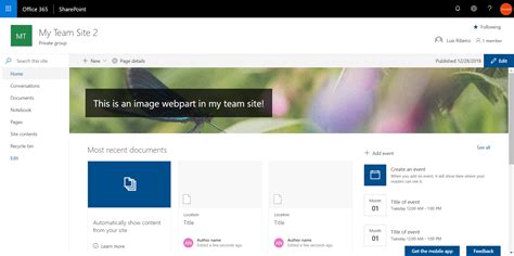Make Your Team Site Look Like A Communication Site Devscope Ninjas