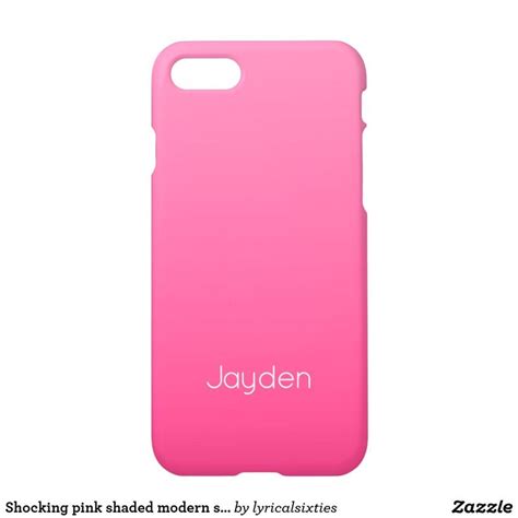 Customizable Shocking Pink IPhone Case