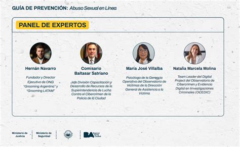 Presentación De La Guía De Prevención Sobre Abuso Sexual En Línea Ocedic