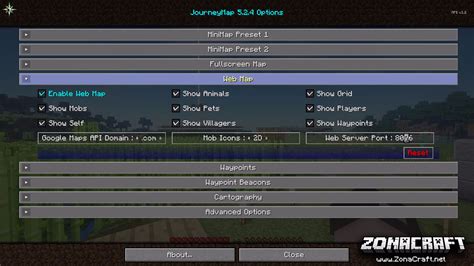 Journeymap Mod Para Minecraft 1 12 2 1 11 2 1 10 2 1 9 4 1 8 9 1 7 10 Zonacraft