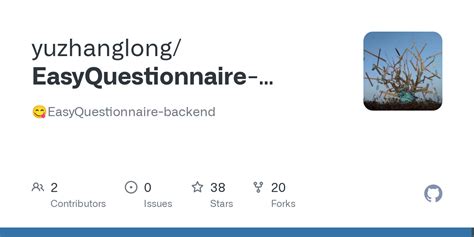 GitHub Yuzhanglong EasyQuestionnaire Backend EasyQuestionnaire Backend