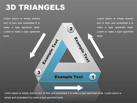 D Triangles PowerPoint Charts Template