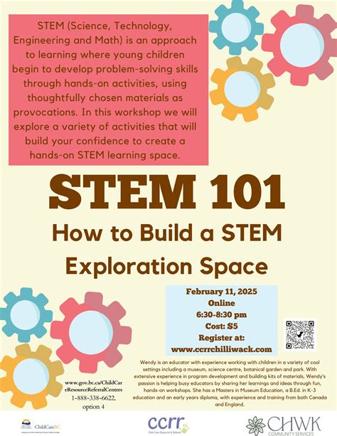 Early Years Bcstem 101 How To Build A Stem Exploration Space Early