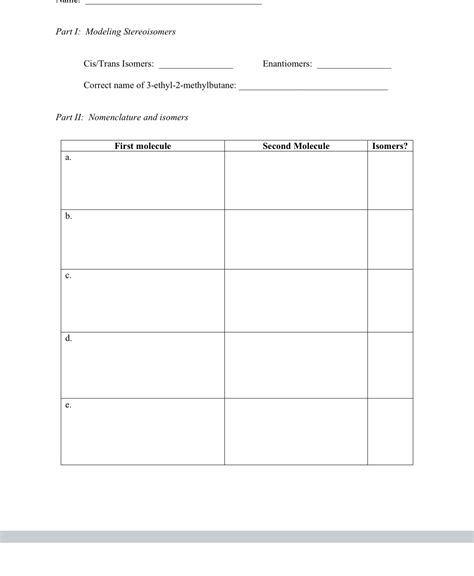Part I Modeling Stereoisomerscistrans