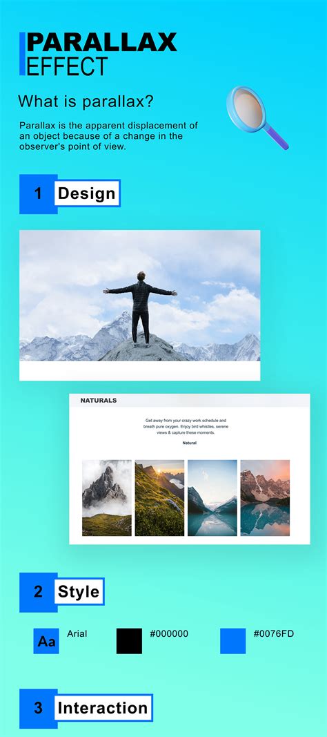 Parallax Effectnaturals On Behance Parallax Effectnaturals On Behance
