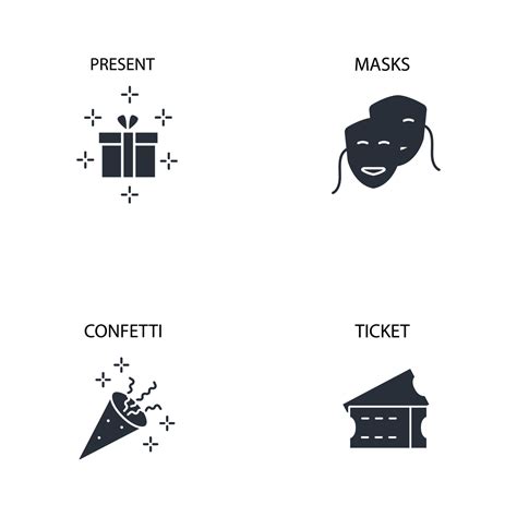 Event Icons Set Event Pack Symbol Vector Elements For Infographic Web 8021963 Vector Art At