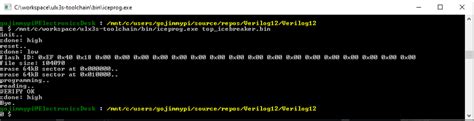 Programming FPGA Devices From WSL Gojimmypi