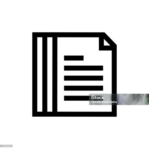 Documents Line Icon Design Pixel Perfect Editable Stroke Paper