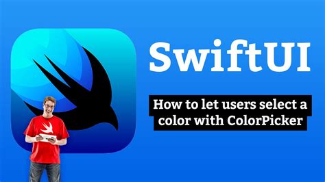 How To Let Users Select A Color With Colorpicker Swiftui Youtube