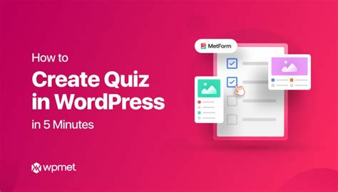 Wpmet On Linkedin Create Quiz In 5 Minutes Using A Wordpress Quiz Builder