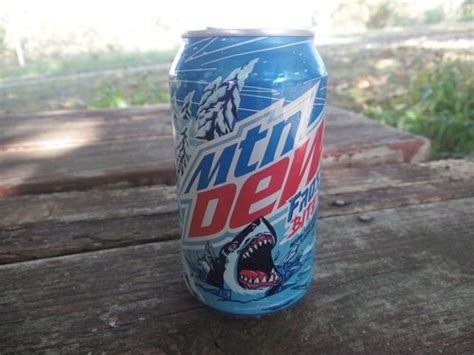 Frost Bite Mtn Dew Shark Can Limited Edition Circa Aug 2024 Used Empty
