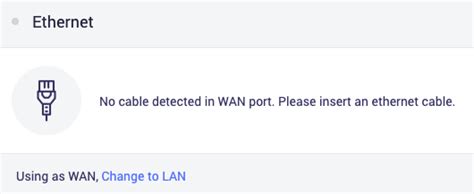 Change WAN To LAN GL INet Router Docs