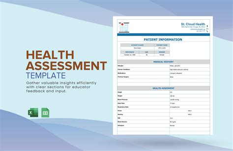Health Assessment Template In Excel Google Sheets Download Template Net