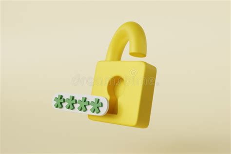 Modern Lock Password Great Design For Any Purposes Internet Information Secure Access Concept