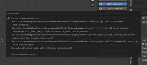 can t generate character from development branch · issue 206