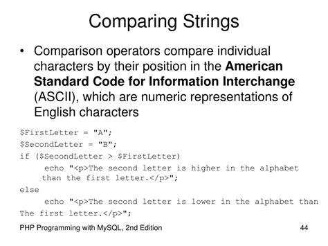Ppt Chapter 3 Manipulating Strings Php Programming With Mysql 2 Nd