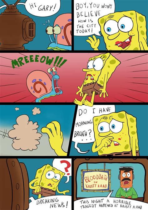 First 4 Pages Of My Spongebob As Werewolf Fancomic Part 2 Rspongebob