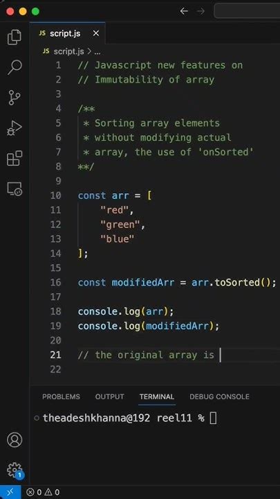 Array Immutability In Javascript 2 Youtube