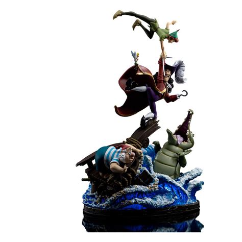 Peter Pan Vs Hook Figure Deluxe Art Scale Disney Iron Studios