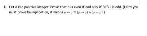 Solved 9 Let M N Are Integers Use A Proof By Chegg Com