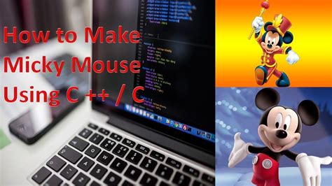 Codesky Create Micky Mouse Program Using C And C Computer Graphics Youtube
