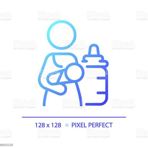 Lactation Room Pixel Perfect Gradient Linear Vector Icon Stock Illustration Download Image Now