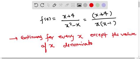 Solveddetermine The Values Of X For Which The Function Is Continuous