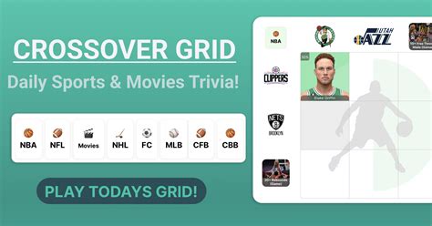 Crossover Grid Daily Sports Trivia
