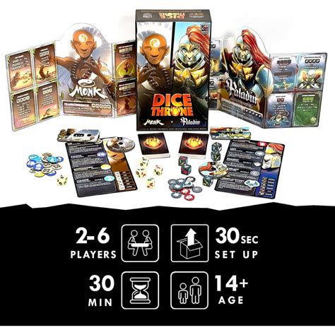 Dice Throne Season 1 Rerolled Battle 2 Monk Vs Paladin Ing