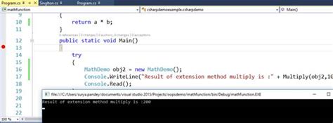 Extension Method In C