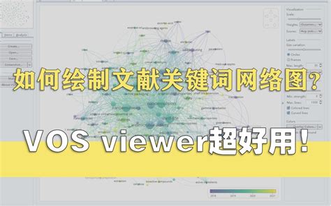 利用vosviewer轻松搞定文献关键词网络图 哔哩哔哩