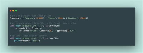 Writing Product Data To A File With Python Ihechiluru Nwoko Posted On