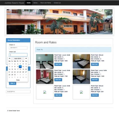 Hotel Management System In Php With Source Code