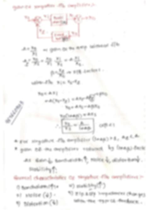 Solution Negative Feedback Amplifier And Gain Bandwidth Noise